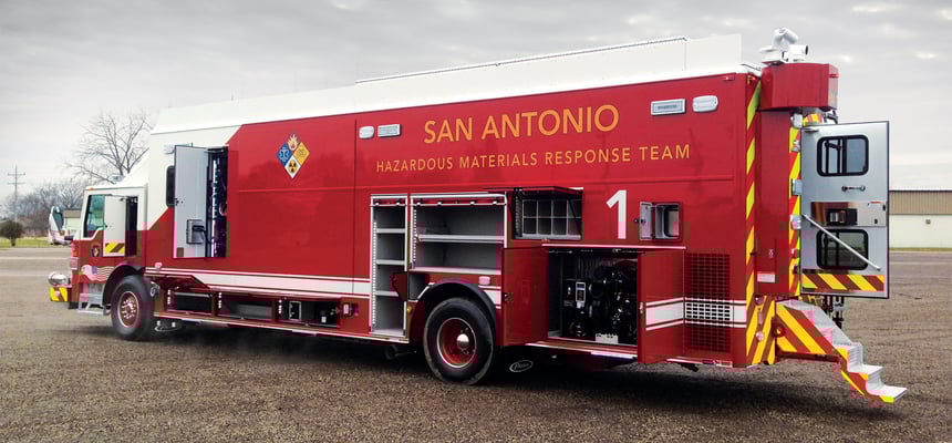 Hazmat Fire Trucks: Configurations, Components and Examples