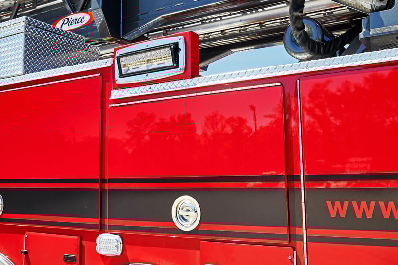 Fire Truck Doors: Hinged vs. Roll-Up Doors | Commercial Emergency Equipment
