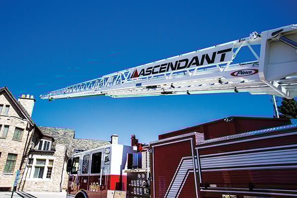 Ascendant® 107' Heavy-Duty Aerial Ladder | Pierce Mfg