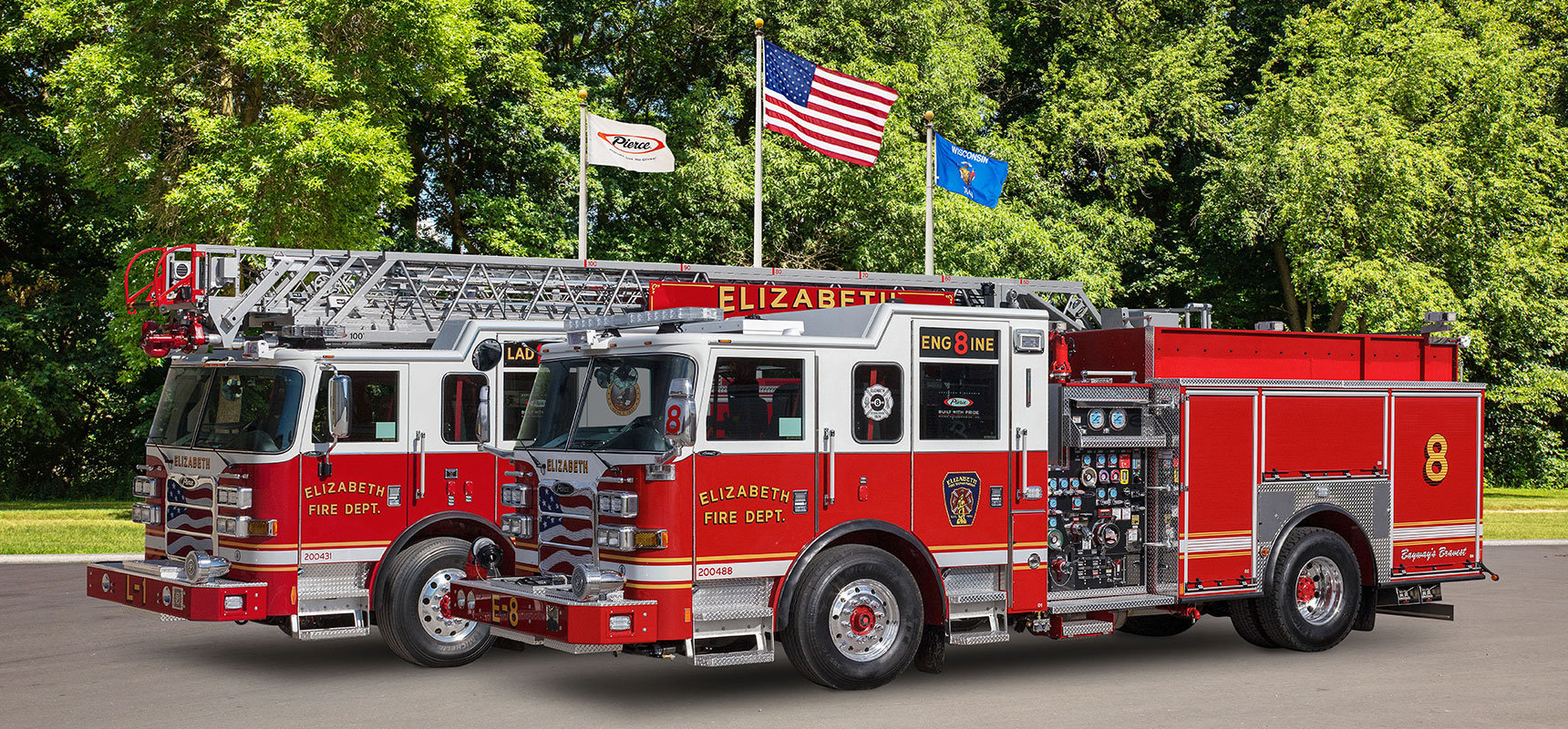 Elizabeth Fire Department in New Jersey Orders Seven Custom Pierce Fire ...