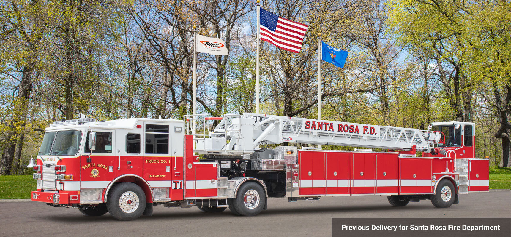Santa Rosa Fire Department Invests in Pierce Ascendant 107’ Heavy-Duty ...