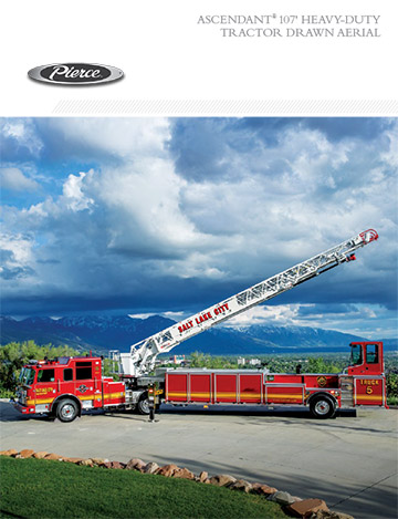 Ascendant® 107' Heavy-Duty Tiller Aerial Ladder