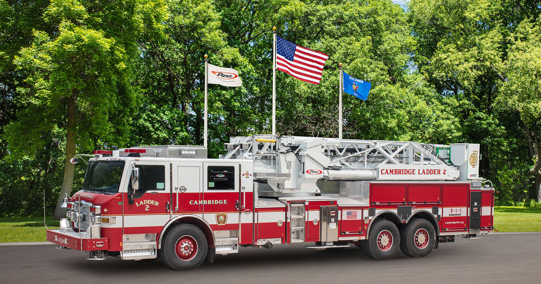 Cambridge Fire Department Accepts Delivery of a Pierce Ascendant Aerial ...