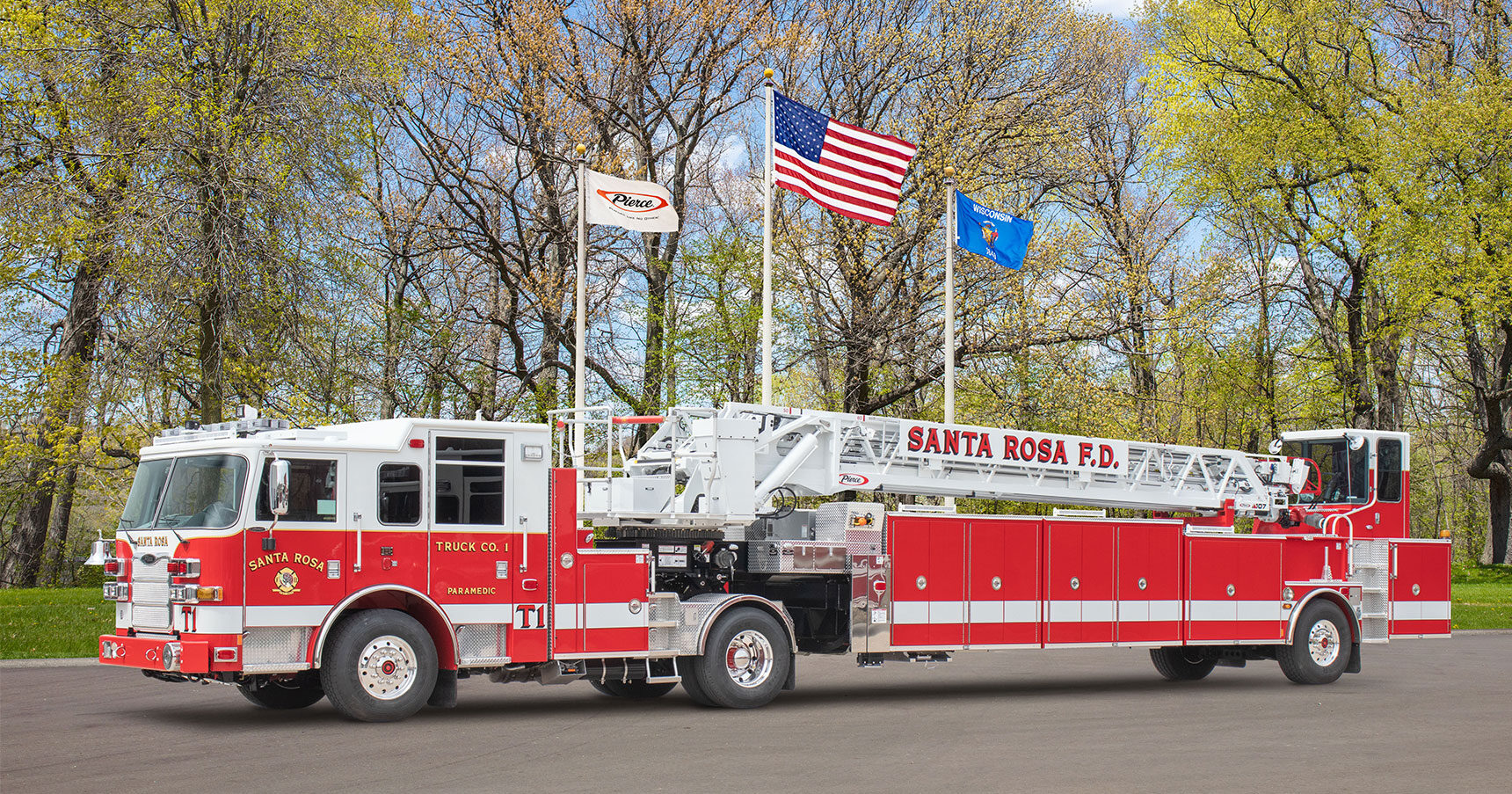 Santa Rosa Fire Department Invests in Pierce Ascendant 107’ Heavy-Duty ...